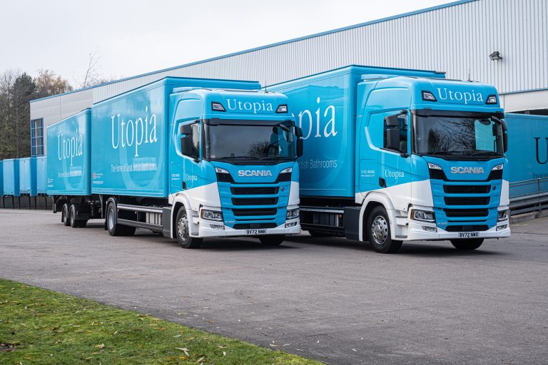 Utopia's New Fleet Hits The Road! - Utopia Bathrooms