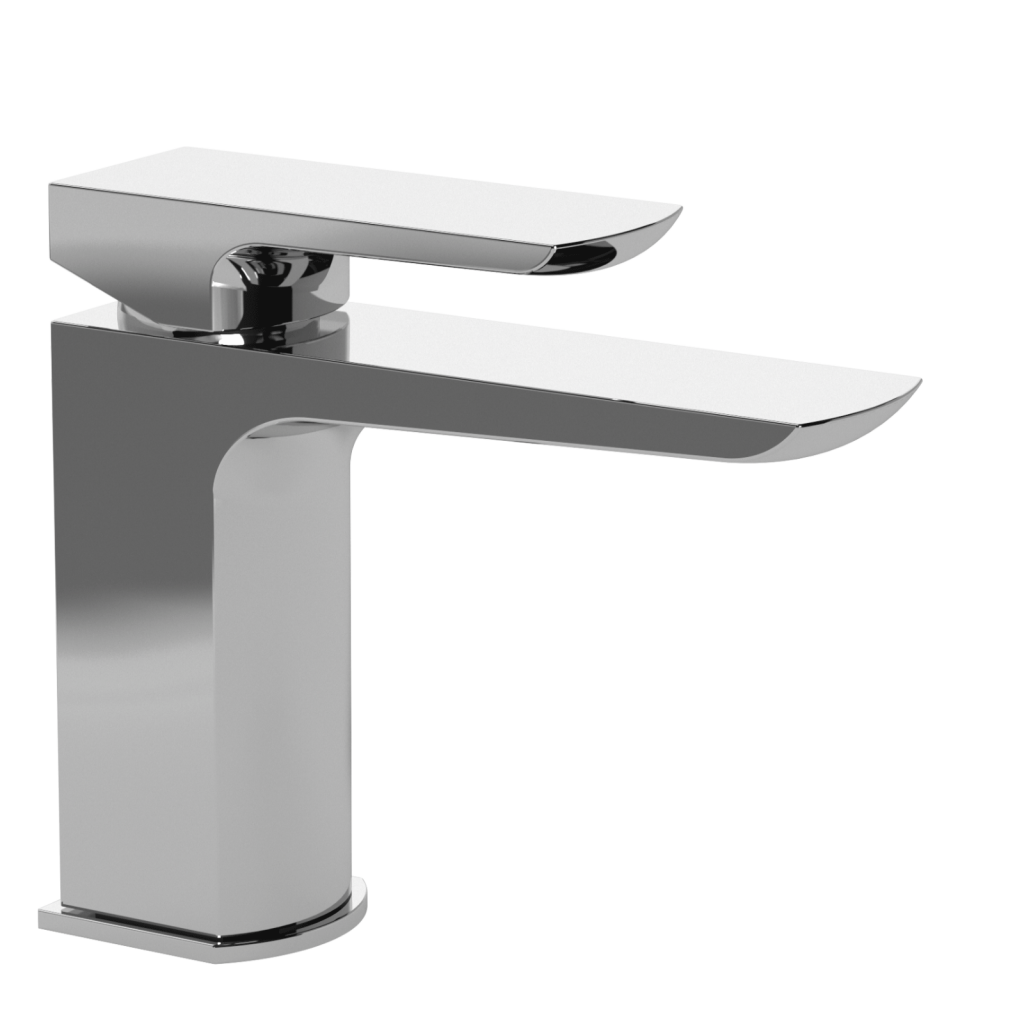 Divine Chrome Short Projection Basin Monobloc Mixer Utopia Bathrooms