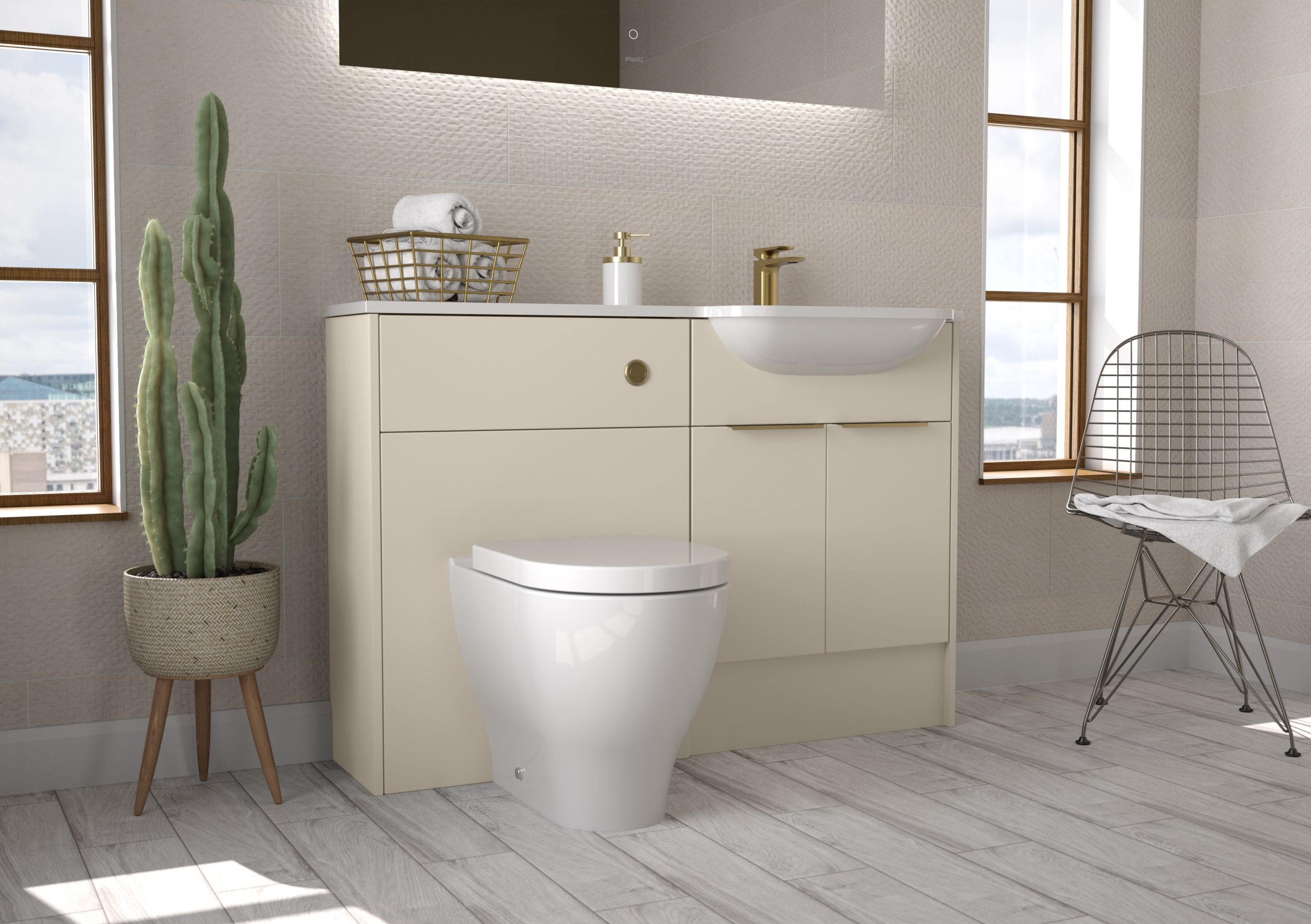 Qube Freestanding Fitted - Utopia Bathrooms